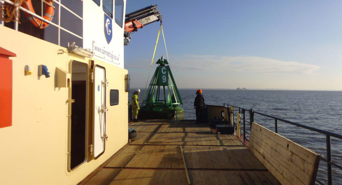 Buoy Maintenance | Services | Carmet Tugs | Workboat Services